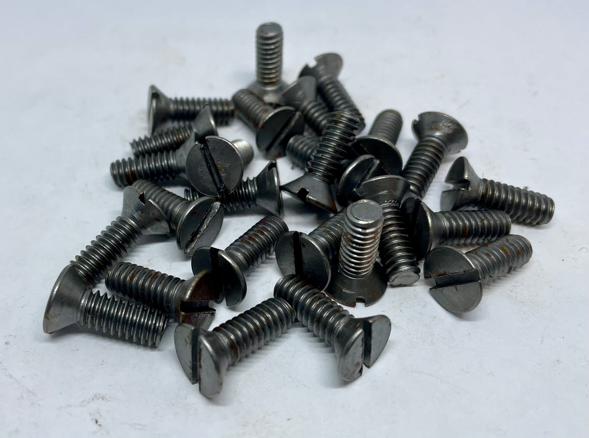 Slotted Flat Head Machine Screws – Blacksmith Bolt & Rivet Supply