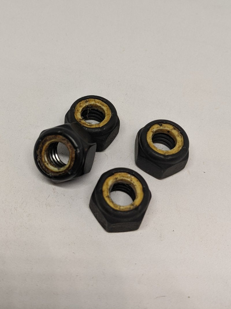 5/16"-18 Nylon Insert Hex Lock Nuts, Stainless Steel, Black Oxide ...