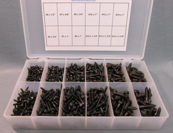 Door Screws, Sample Assortment – Blacksmith Bolt & Rivet Supply