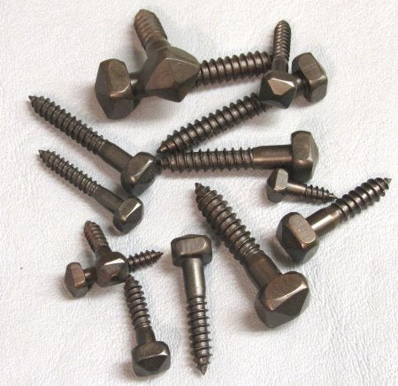 #10 X 1" Door Screws, Black Oxide – Blacksmith Bolt & Rivet Supply