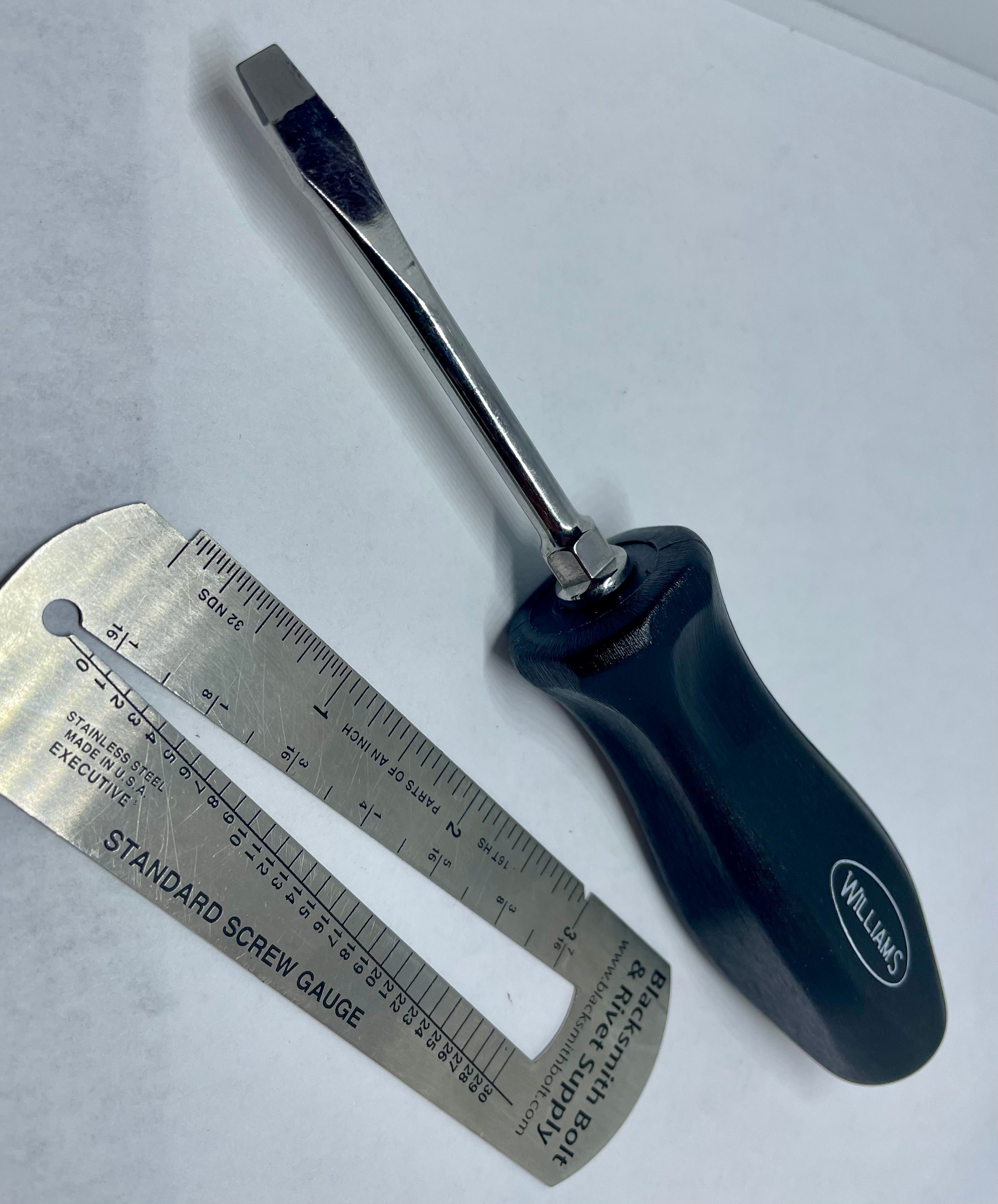 1/4" x 4" Slotted Screwdriver, made in USA – Blacksmith Bolt & Rivet Supply