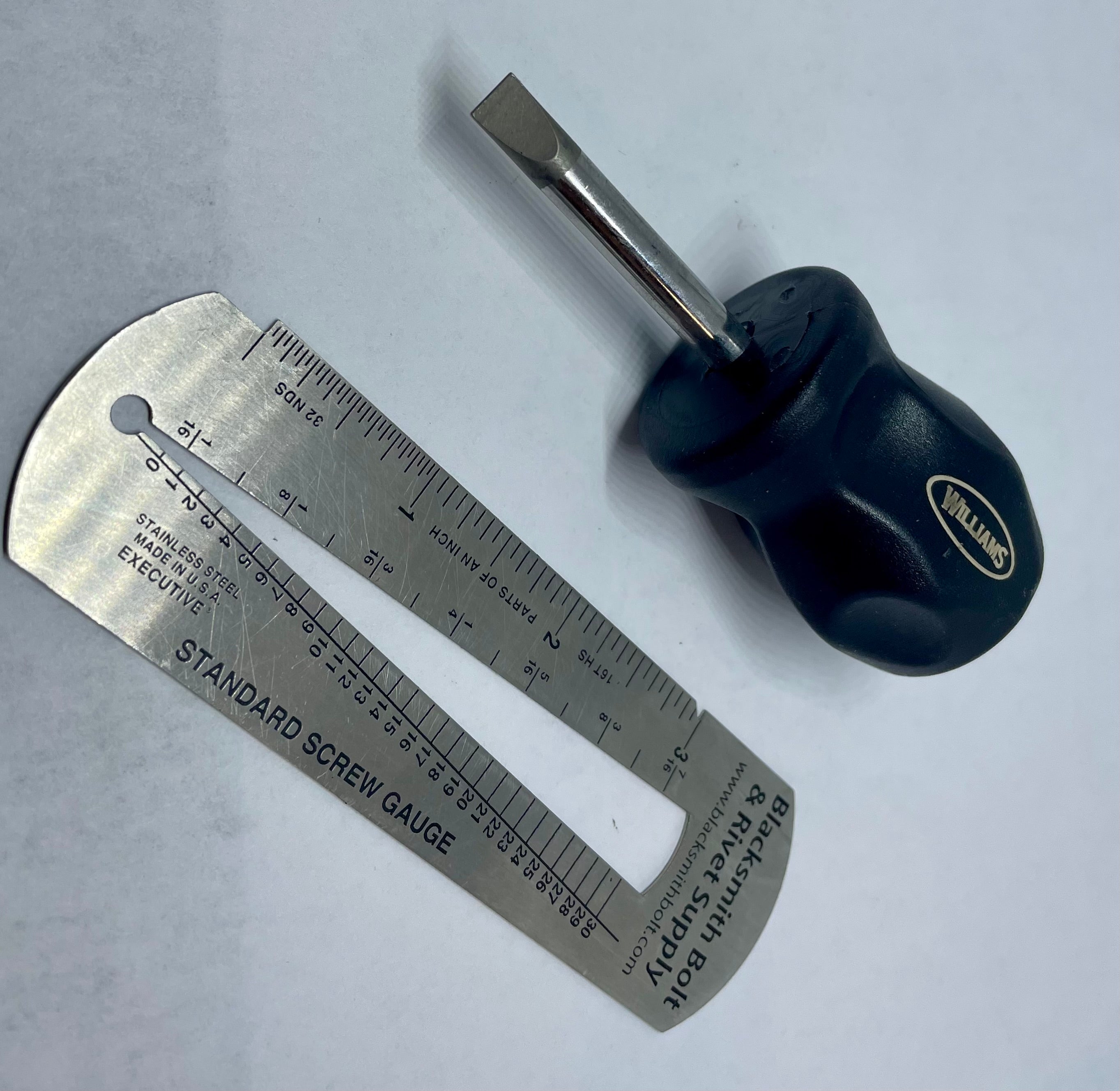 1/4" x 1 1/2" Slotted Screwdriver, made in USA – Blacksmith Bolt ...