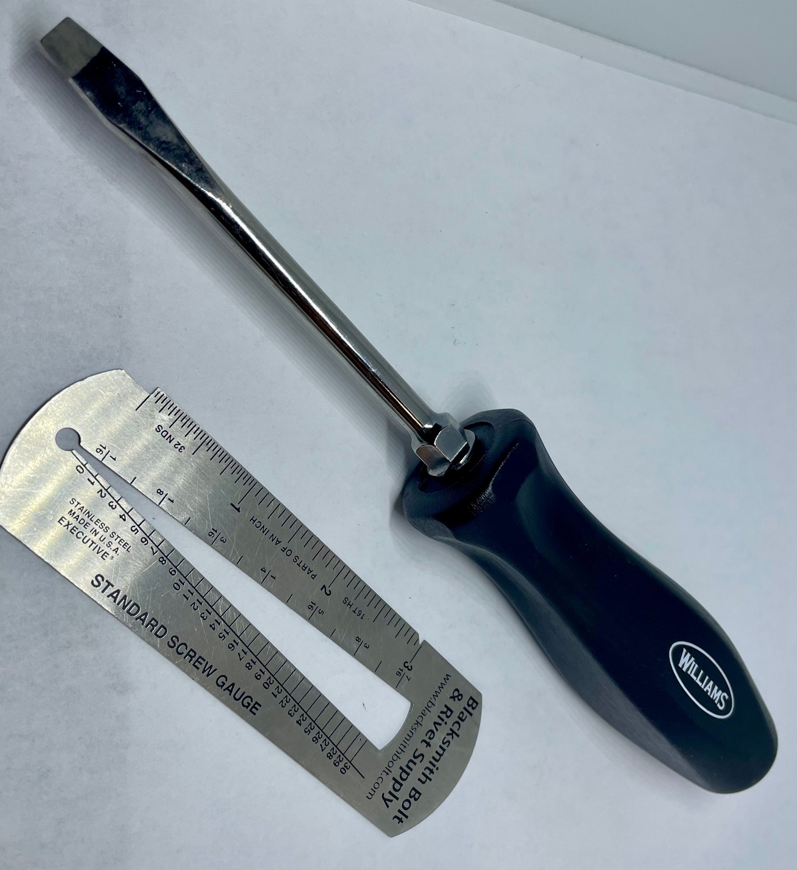 3/16" x 3" Slotted Screwdriver, made in USA – Blacksmith Bolt & Rivet ...