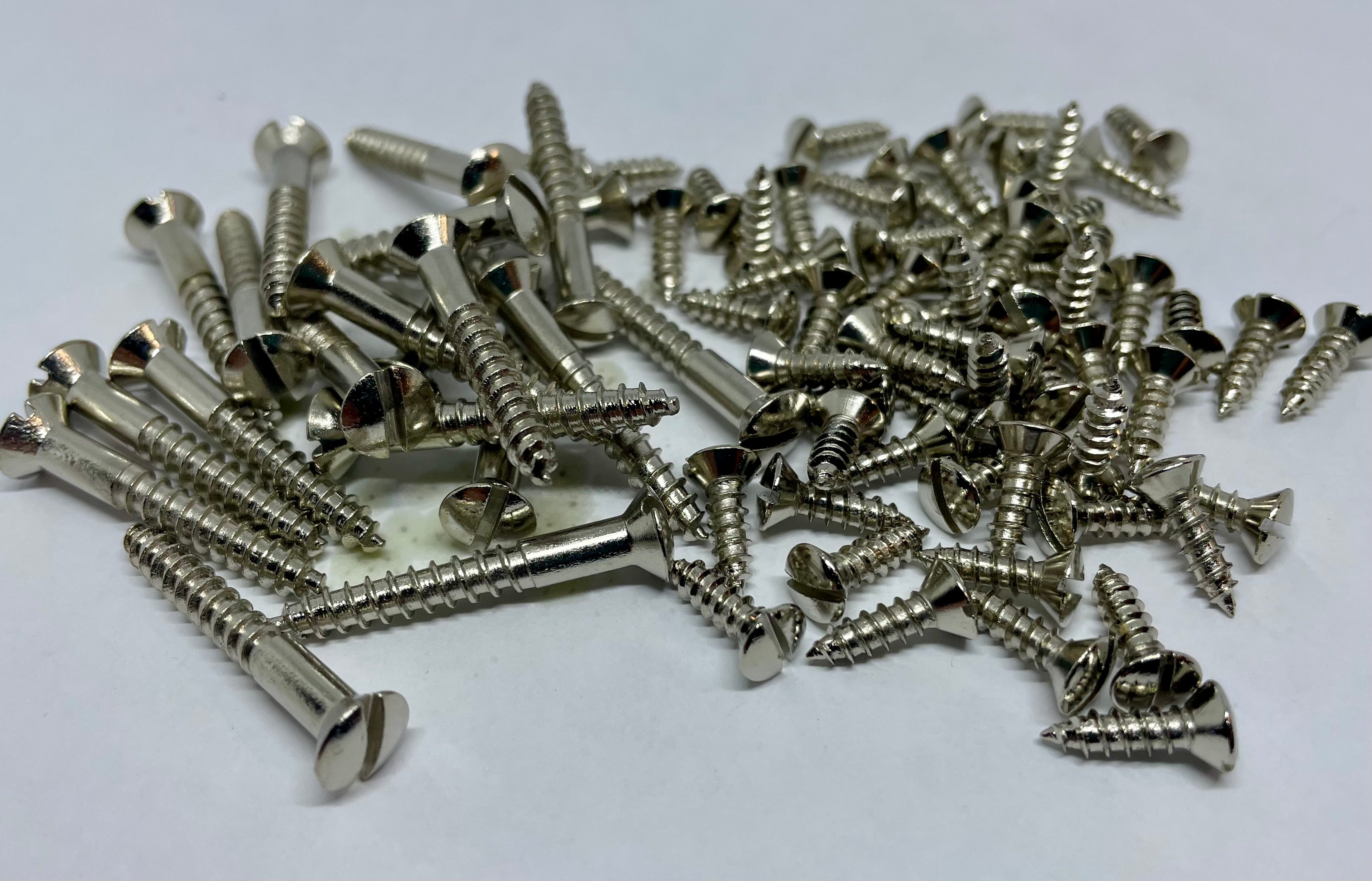 #10 X 1" SOH Wood Screws, Nickel – Blacksmith Bolt & Rivet Supply